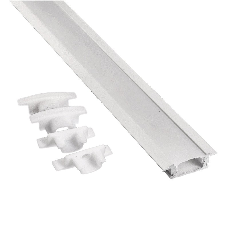 Perfil aluminio tira led para empot - Desde 7,87€